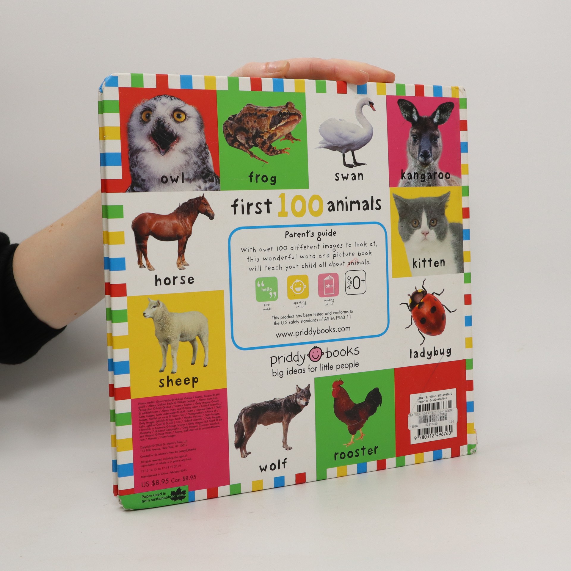 First 100 Animals - Priddy, Roger - knihobot.cz