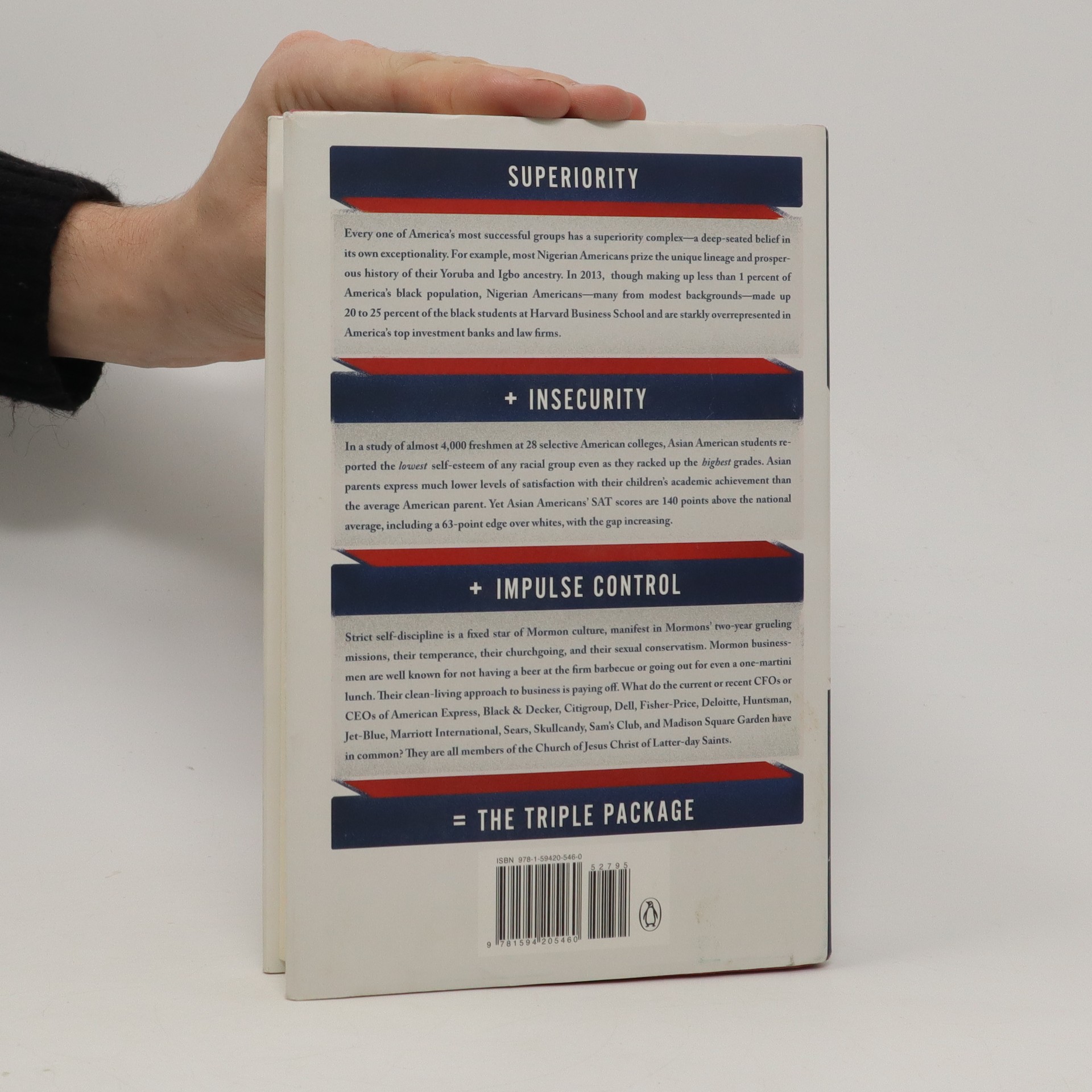 The triple package : how three unlikely traits explain the rise and ...