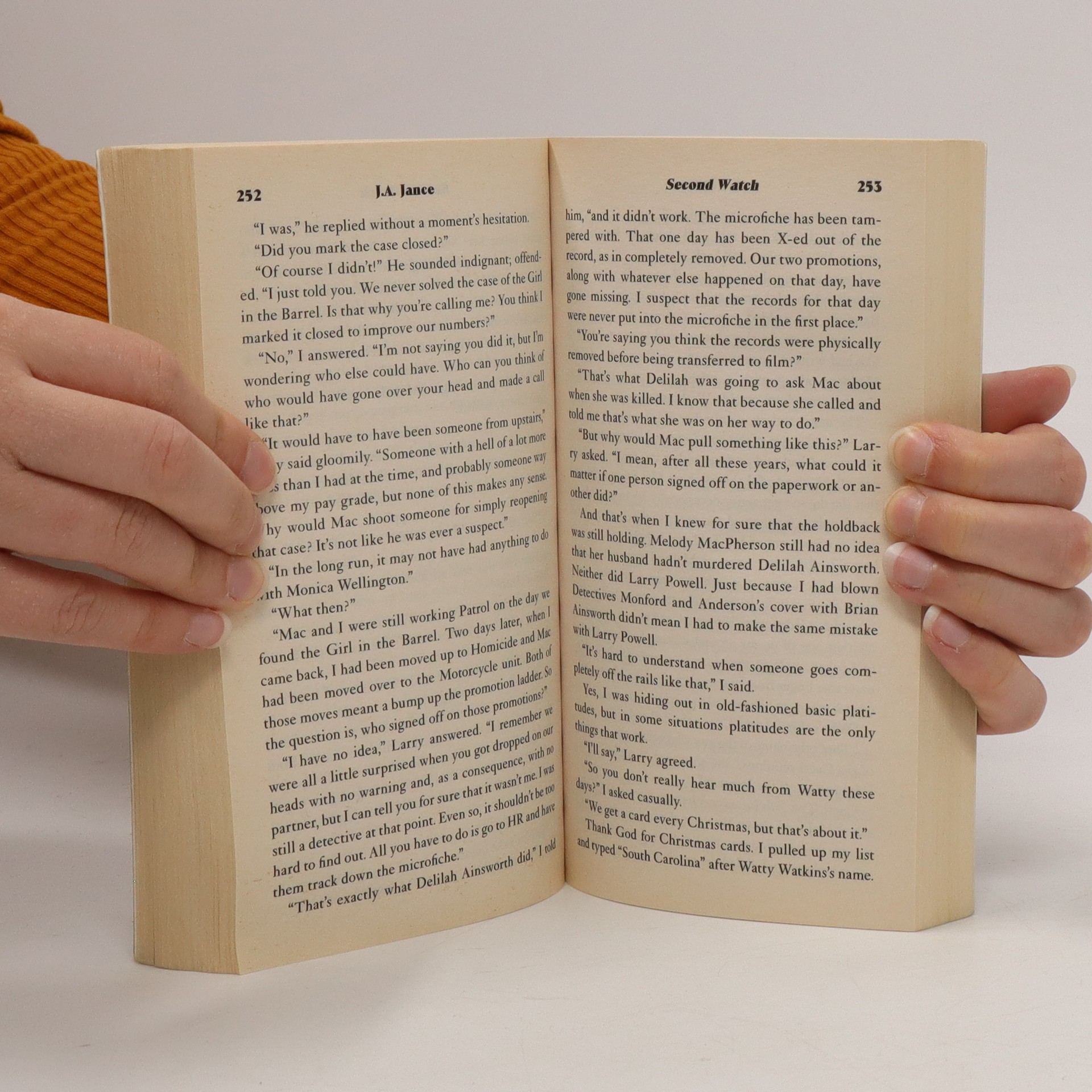 Second Watch - Jance, J. A. - knihobot.cz