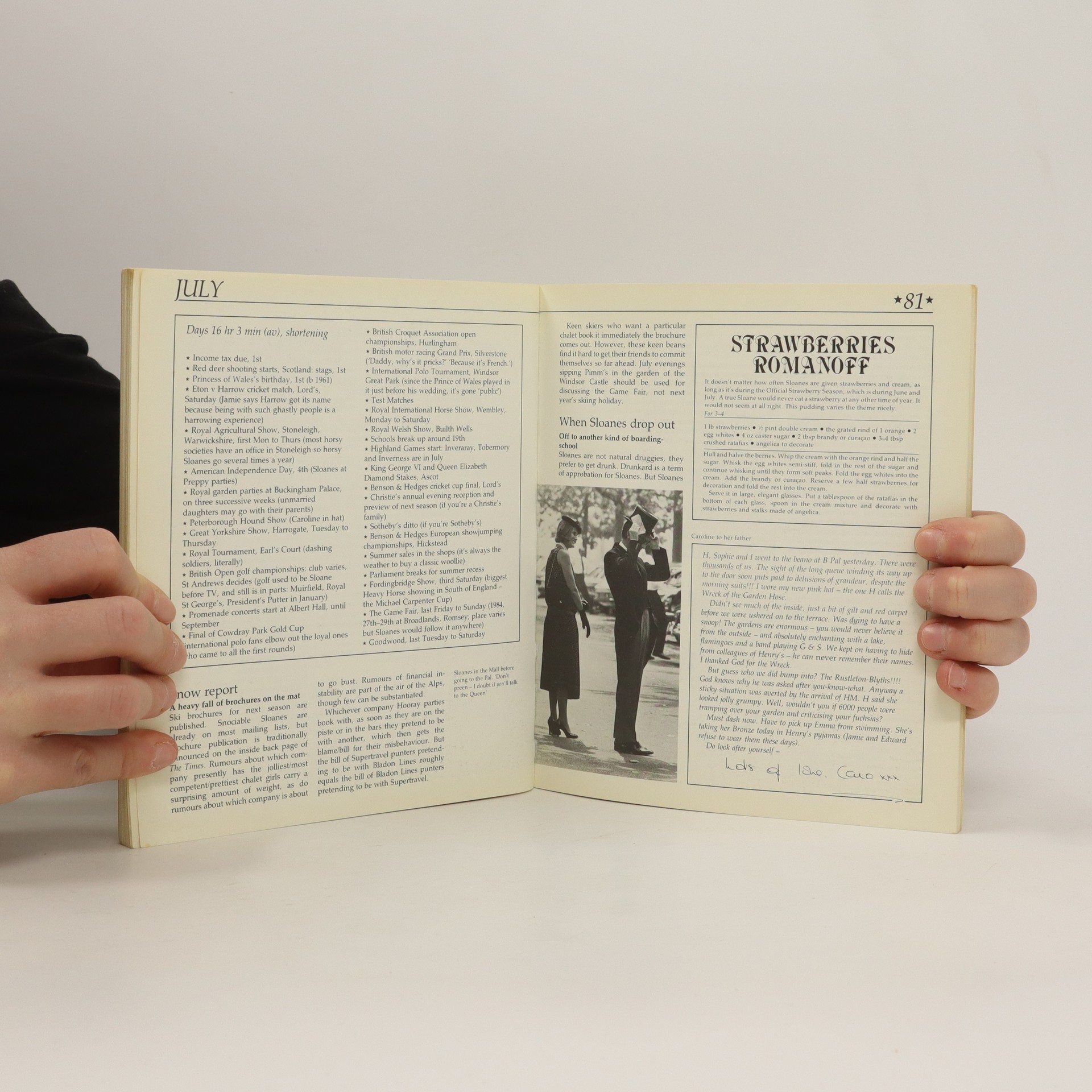 The official Sloane Ranger diary : the first guide to the Sloane year ...