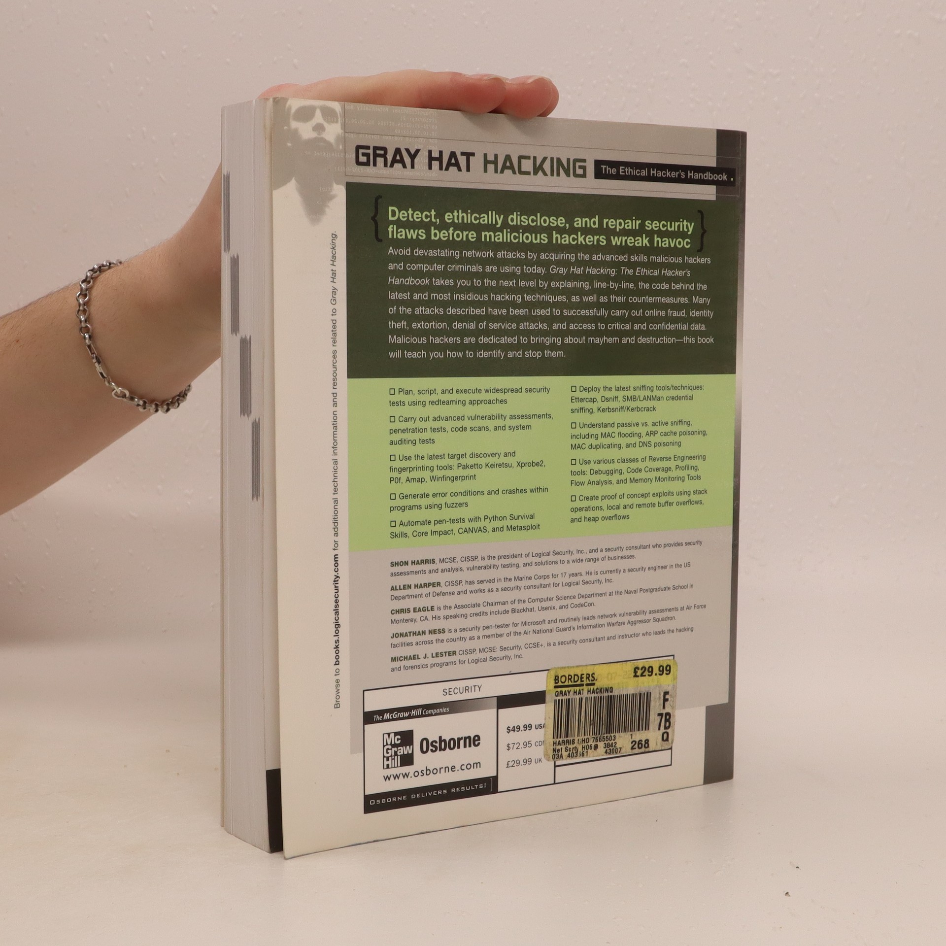 Gray hat hacking. The ethical hacker's handbook - Harris, Shon ...