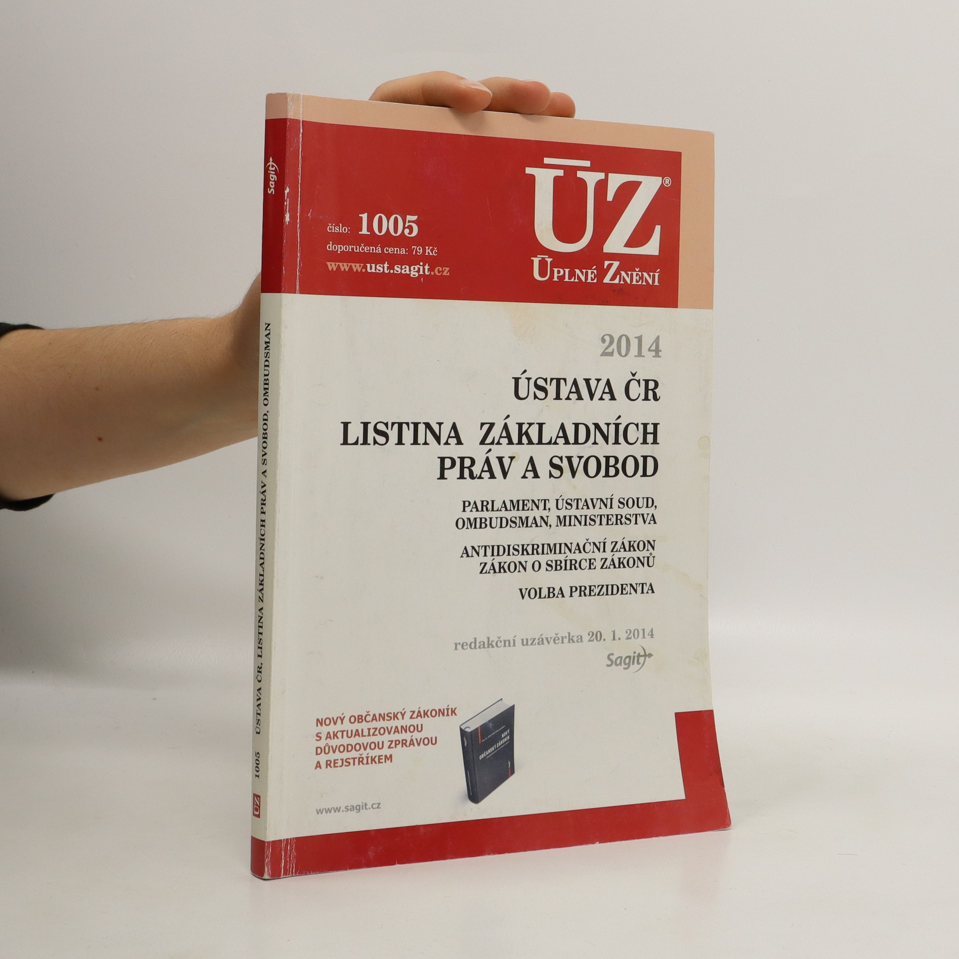 Ústava ČR. Listina základních práv a svobod. - kolektiv - knihobot.cz