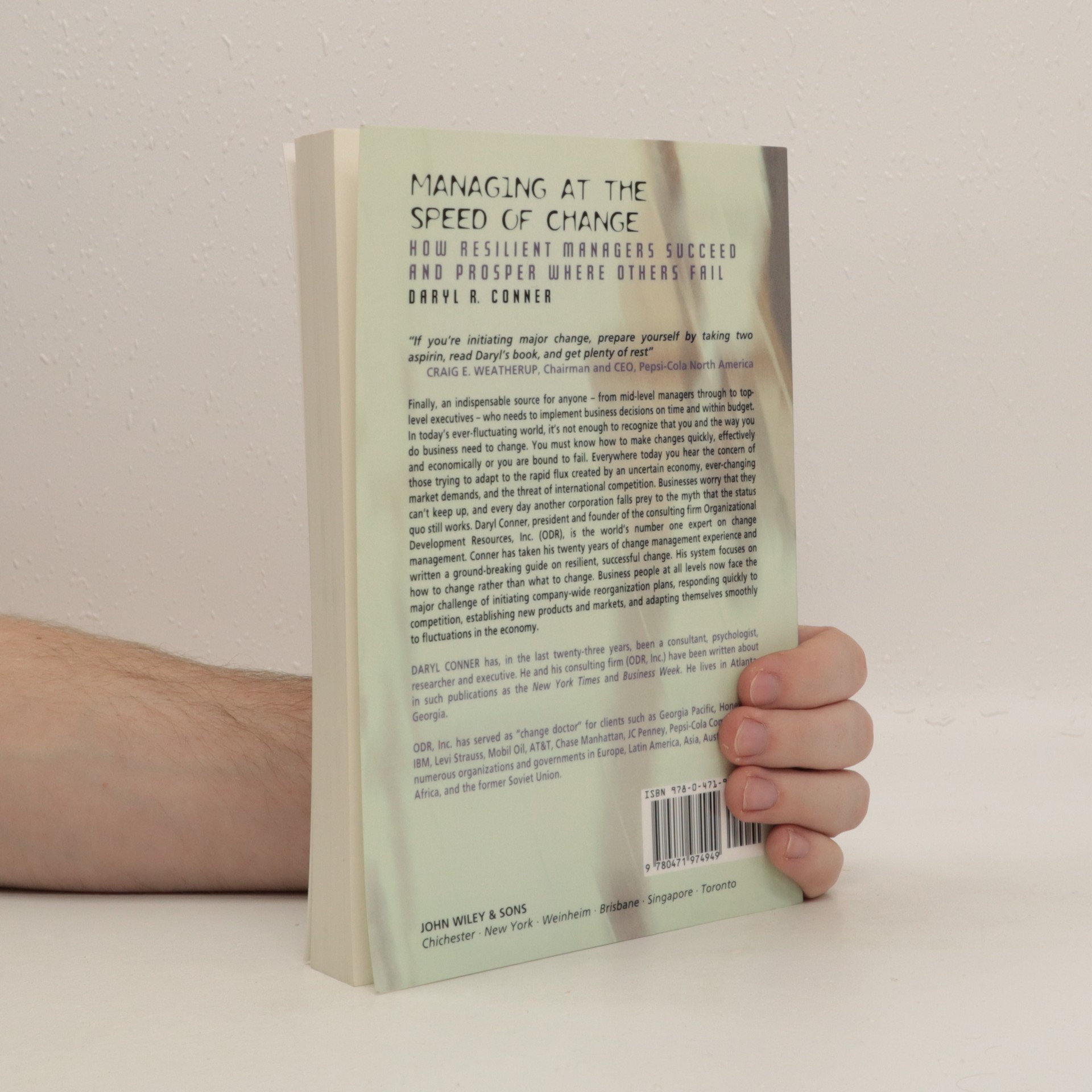 Managing at the Speed of Change - Conner, Daryl R. - knihobot.cz